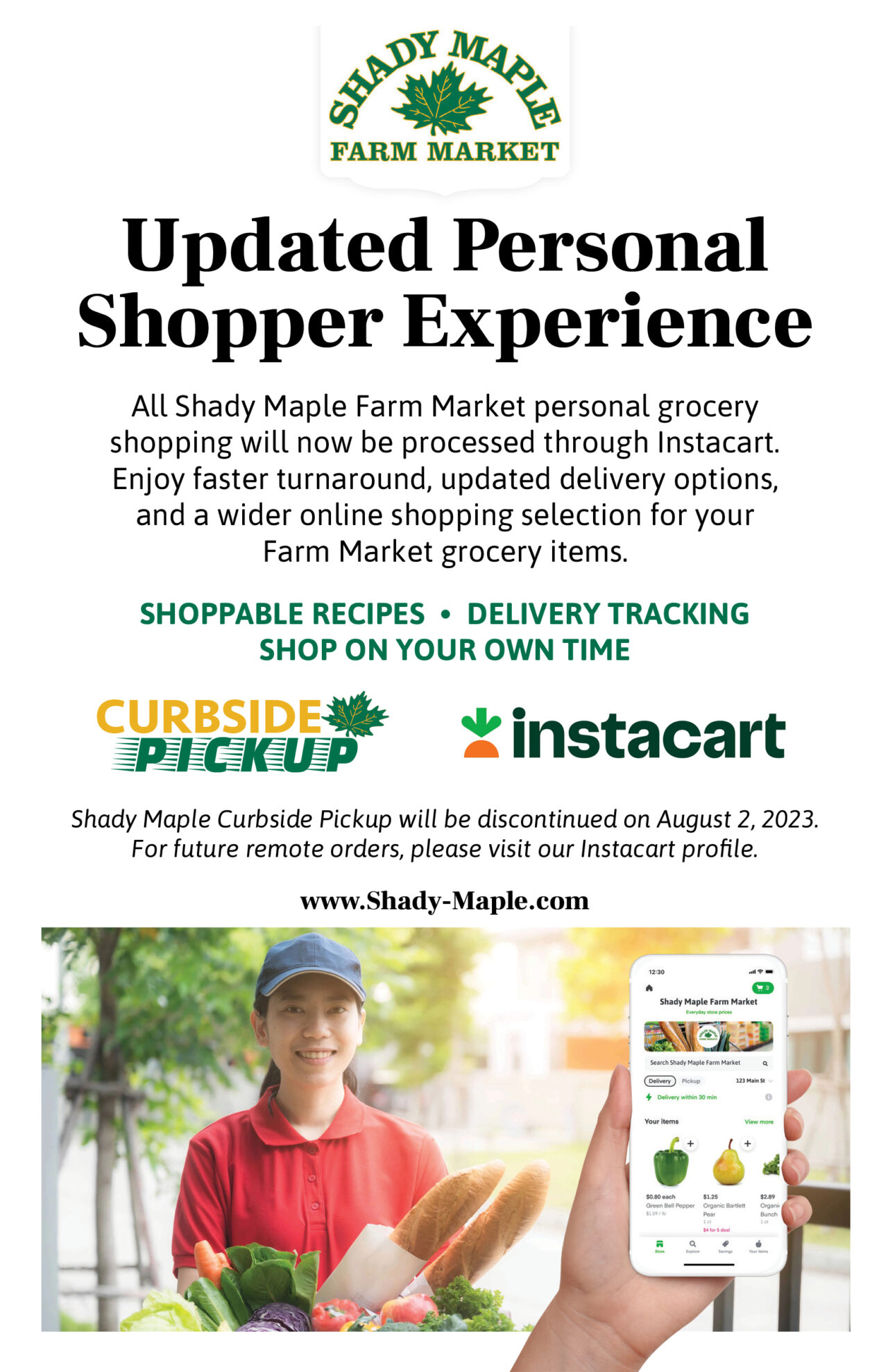 Curbside Pickup at the Farm Market